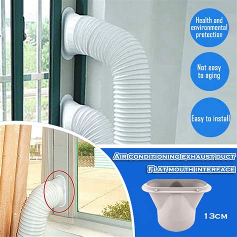 51 Inch Portable Ac Exhaust Hose Window Adapter Kit Pvc Connector For