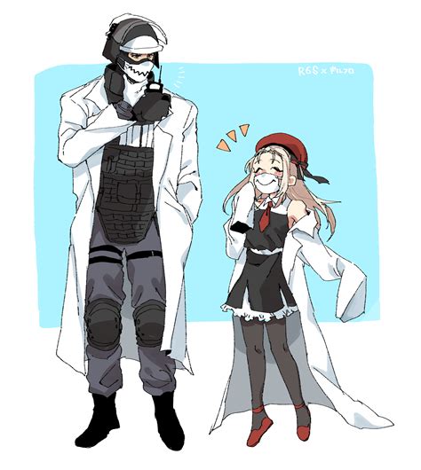Mp5 And Doc Girls Frontline And 1 More Drawn By Sanso Kasyawamoti
