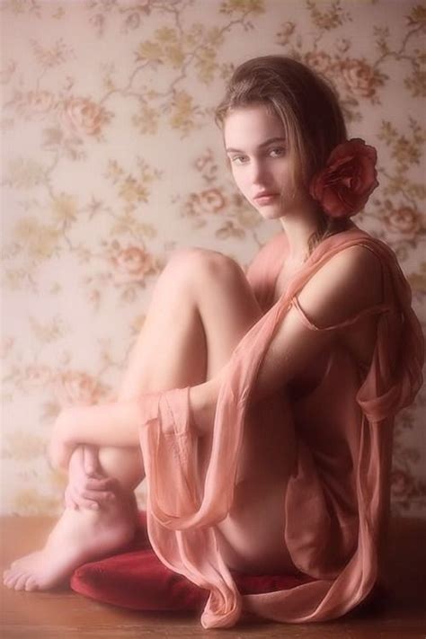 Fine Brunette Teen In Soft Pink Ribbons Pic