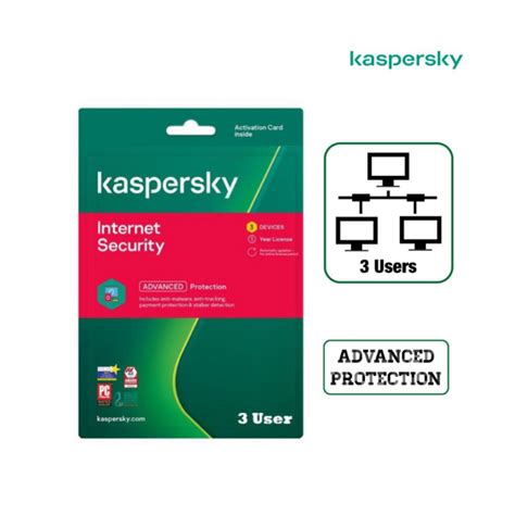 Kaspersky Internet Security 3 Devices Antivirus Guard Otclk