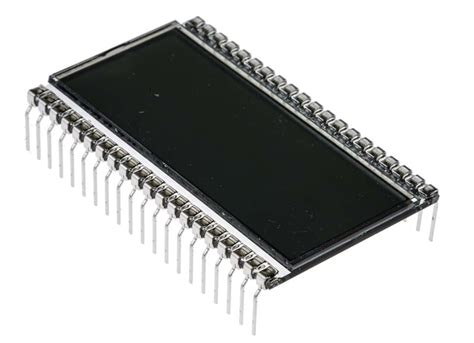 RS PRO RS PRO Segment LCD Display Black On Grey Row By Characters Reflective