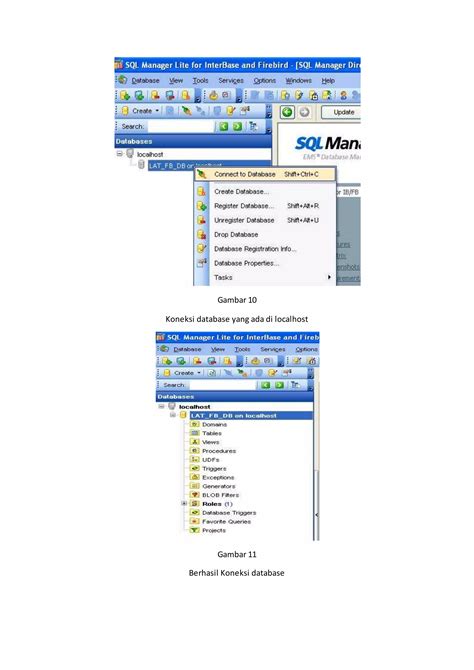 Belajar Php Dengan Database Firebird Docx Databases Computer
