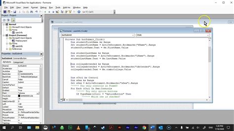 Using A Form In Ms Word To Populate A Document Youtube