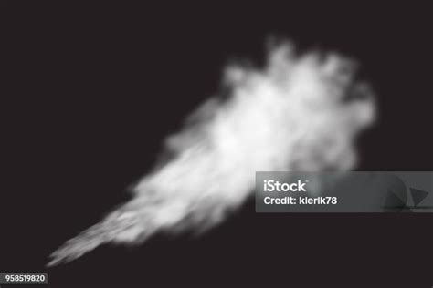 백색 투명 한 연기 구름입니다 증기 폭발 특수 효과 현실적인 벡터 화재 안개 또는 미스 트 텍스처 연기 물리적 구조에 대한 스톡 벡터 아트 및 기타 이미지 Istock