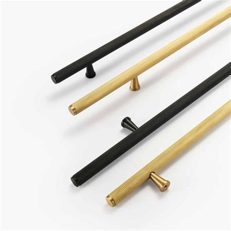 Lux Knurled Brass Handles Meraki Brass Handles Matte Brass Appliance Pull