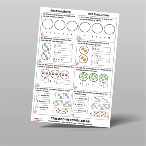 Year 2 Add Equal Groups Varied Fluency Resource Classroom Secrets