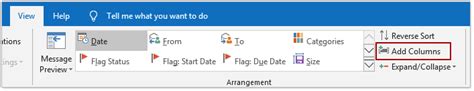 Change Inbox Folder View In Outlook