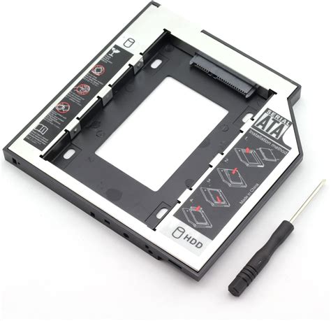 Second Hdd Caddy Tipis Ssd Hdd Caddy Slim Mm Sata Dvd Slot Silver Acn Niaga