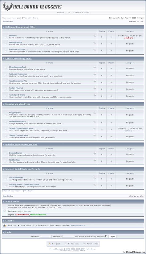 Hbbs Phpbb Powered Forums Launched