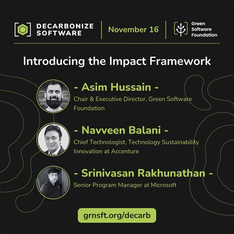 Green Software Foundation On Linkedin Greensoftware Decarb2023