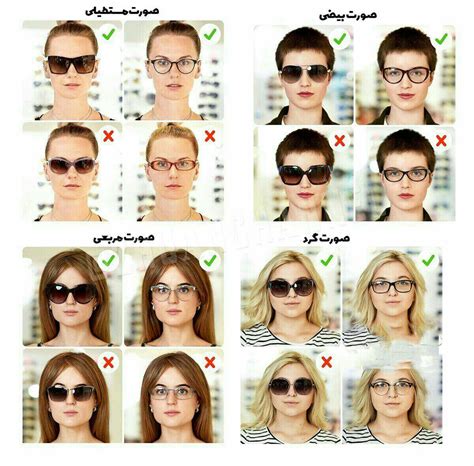 چه عینکی به چه صورتی میاد؟ عکس ویسگون