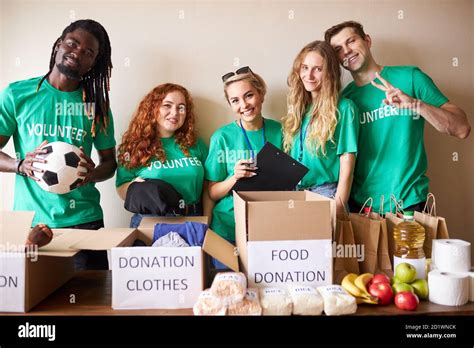 People Donating Clothes