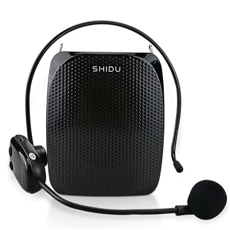 SHIDU S W Portable Wireless Voice Amplifier Megaphone For Teacher With UHF Microphone Mini