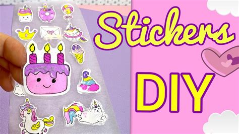How To Make Glitter Stickers Diy Stickers Handmade Stickers Homemade