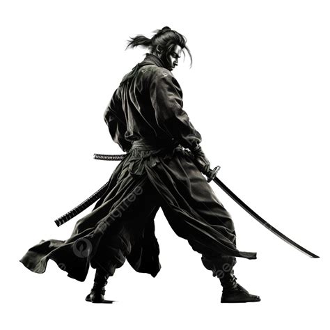 Samurai Warrior With Katana Sword Warrior Samurai Sword Png