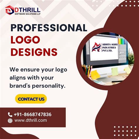 Dthrill Your Brand Your Identity Professional Logo Designs That