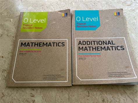 Amath And Emath O Level Topical Revision Notes Hobbies And Toys Books And Magazines Assessment