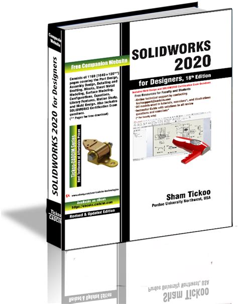 Solidworks 2020 For Designers Book By Prof Sham Tickoo And Cadcim Technologies
