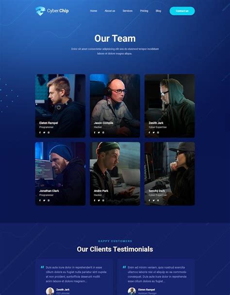 Cyberchip Web Security Html Design Template Place Html Design Templates Web Security Web