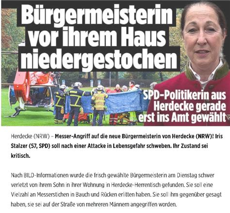 Saját Háza Előtt Késeltek Meg Egy Német Polgármestert Frissítve