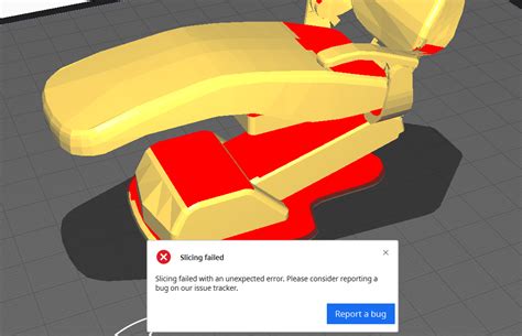 Cuando Le Doy A Slicer Me Aparece El Siguiente Error Slicing Failed