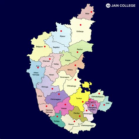 Karnataka Districts Map All For One