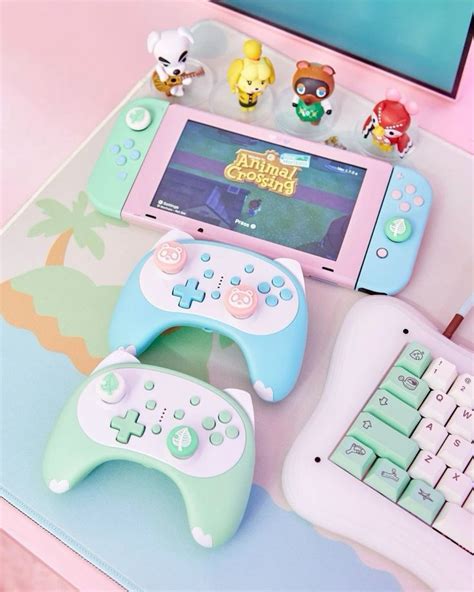 Iine Cat Controller For Nintendo Switch With 3 5mm Headset Jacked Cute