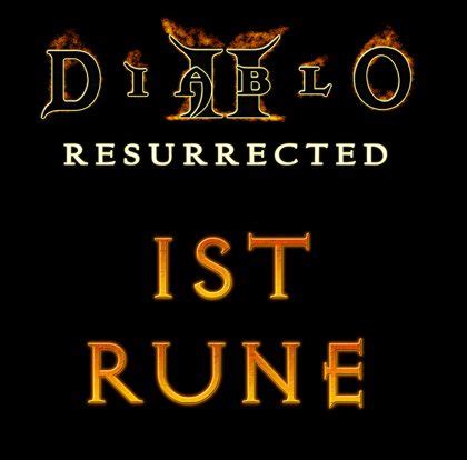 Buy D2 Resurrected Ist Rune Cheap Rune Diablo2 Coinlooting