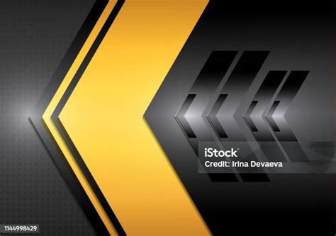 테크노 화살표 배경 디자인 벡터 템플릿입니다 추상 화살표 그래픽 기술 배경입니다 쿨한 태도에 대한 스톡 벡터 아트 및 기타 이미지 쿨한 태도 화살표 배너 표지판