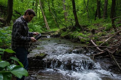 Monitoring Forest Hydrology Ar Generative Ai Premium Ai Generated Image