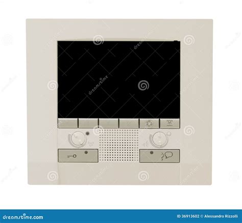 Programmable Digital Thermostat Stock Photo Image Of Cool Control