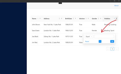 Table Filter Box Is Misaligned On A First Click · Issue 3006 · Ant