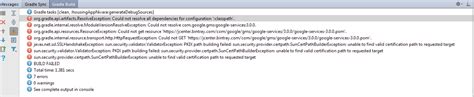 Error Failed To Resolve Google Android Gms Stack Overflow