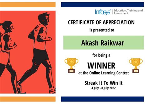 Akash Raikwar On Linkedin Infosys Infydiaries Achievement