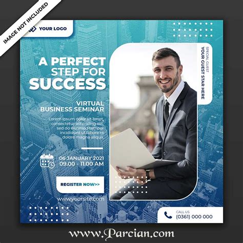 طراحی پوستر با فتوشاپ Cs6 طراحی پست تبلیغاتی اینستاگرام سایت معتبر دانلود فایل Psd پارشن