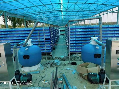 Ras Aquaculture Commercial Vertical Stackable Box Crab House System Mud