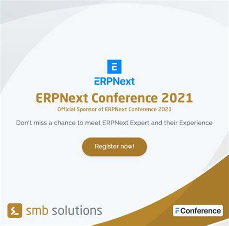 Smb Solution On Linkedin Erpnextconference2021 Erpnext Opensource Frappe Erpnext Cloudbased