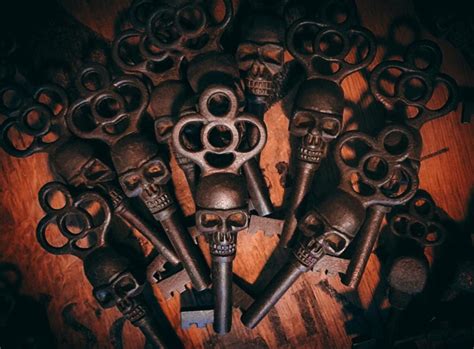 Cast Iron Skeleton Key Medium Etsy