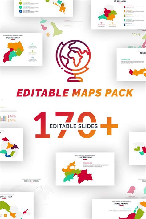 Editable Maps Pack PowerPoint Template TemplateMonster Powerpoint Templates Best Website