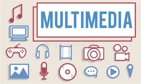 Multimedia Animation Computer Graphics Digital Concept Stock Image