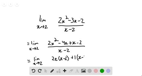 Solvedin The Following Exercises Evaluate The Limit Algebraically Or
