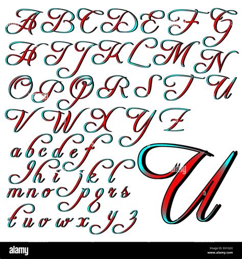 Alphabet Design High Resolution Stock Photography And Images Alamy