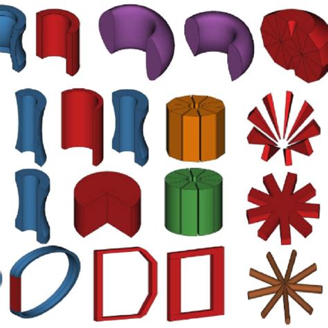 The Current Selection Of Parametric Components Available Note That