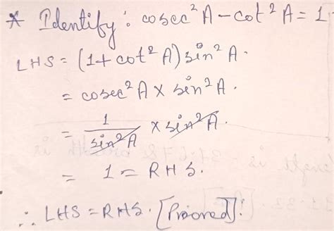 Sin2a2cot1cot2a Pove That