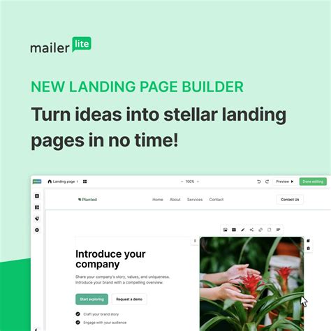 Mailerlite On Linkedin Your New Landing Page Builder Is Here Check