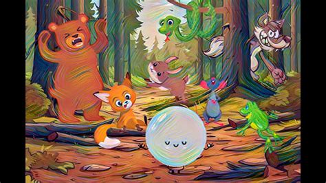 ბუშტულა და მისი მეგობრები მრავალხმიანი ილუსტრირებული სათავგადასავლო ამბავი გასართობი ხალხური