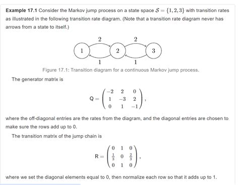Example Consider The Markov Jump Process StudyX