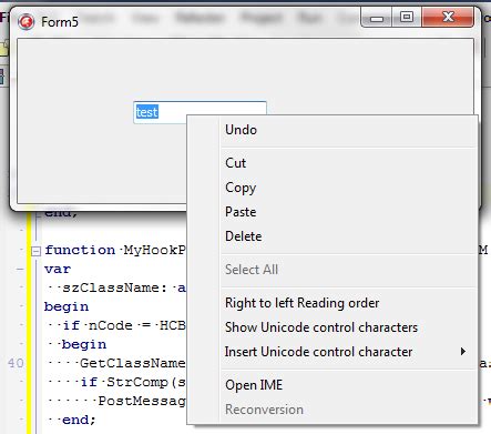 Winapi How To Disable Copy Paste Commands In The Windows Edit Control
