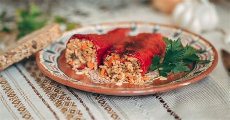 Постни Пълнени Чушки Готвене за начинаещи