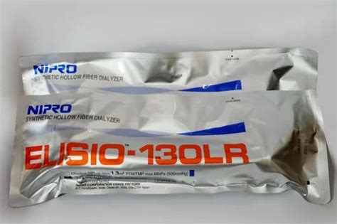 Plastic Nipro Synthetic Hollow Fiber Dialyzer For Haemodialysis Model